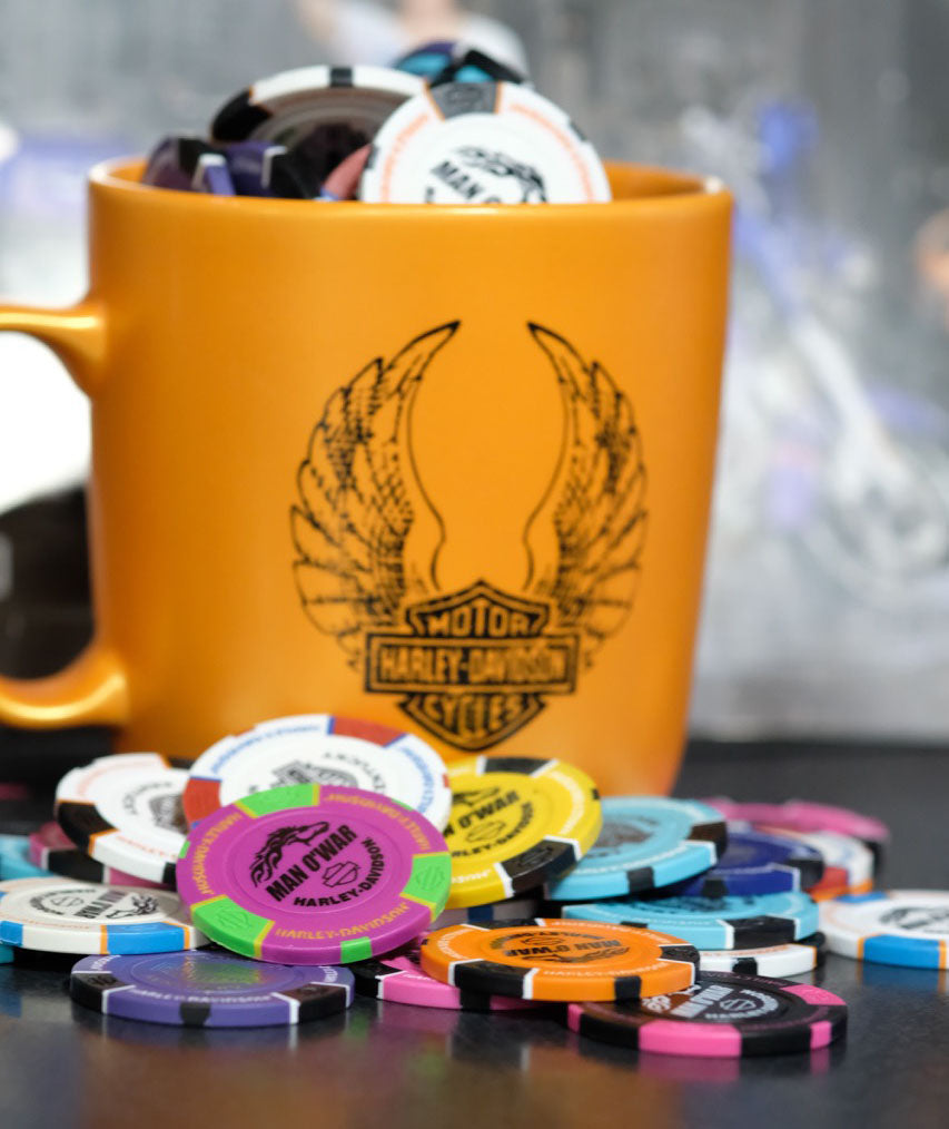 Poker Chips, Challenge Coins & Accessories – Man O'War HD